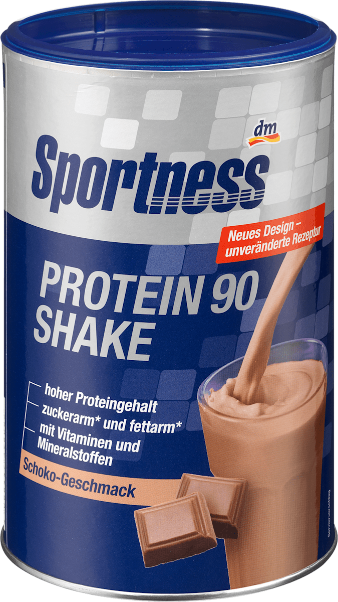 Sportness Proteinpulver Protein 90, Schoko Geschmack, 350 g dauerhaft ...