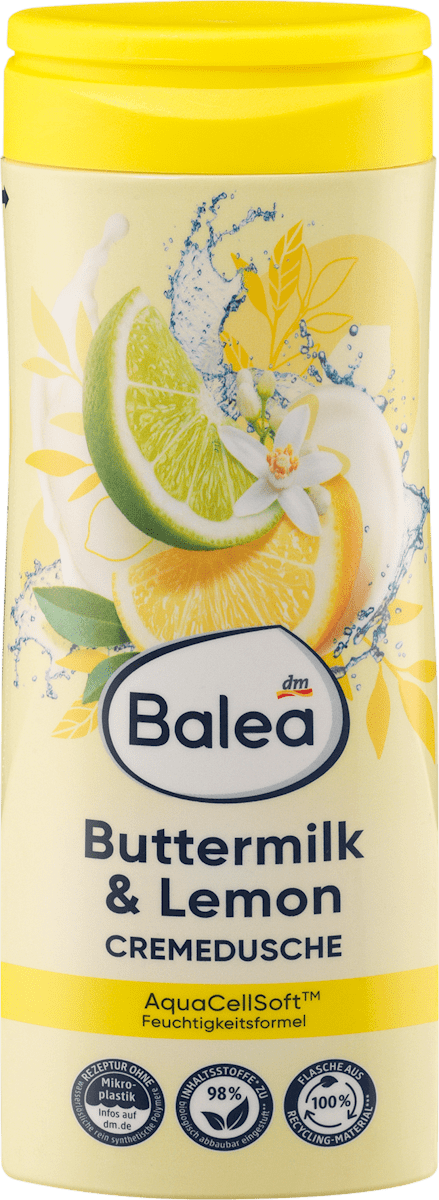 Balea sprchový gel podmáslí & citron, 300 ml | dm.cz