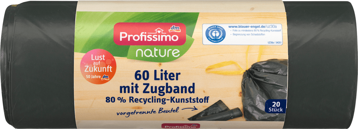 Profissimo Worki na śmieci 60l z taśmą, 20 szt. kupuj w zawsze ...