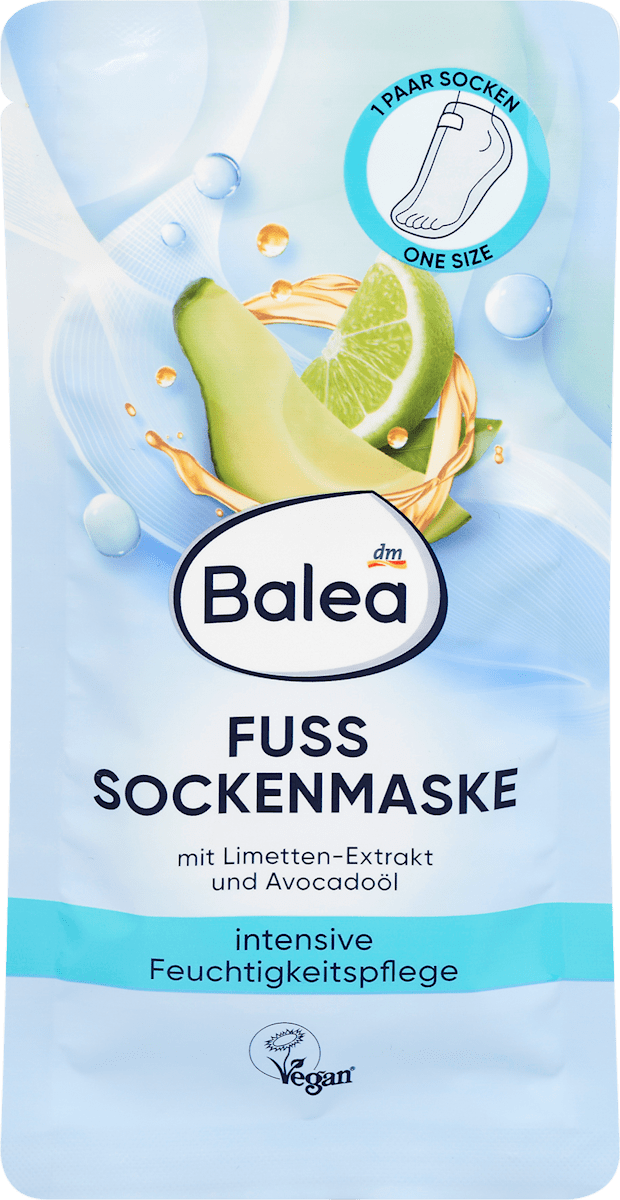 Balea Fuß Socken Maske (1 Paar), 2 St | dm.at