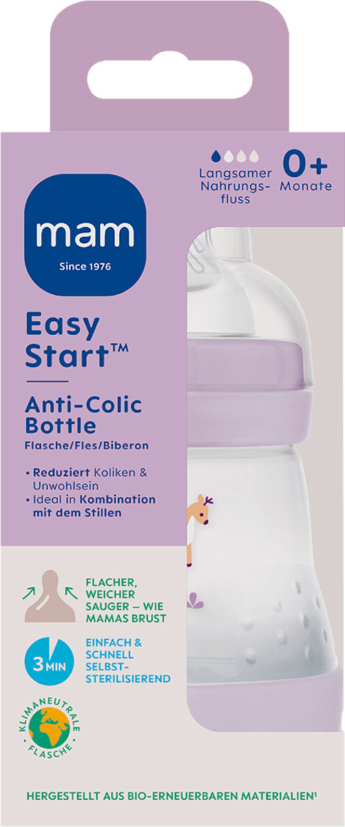 MAM Babyflasche Easy Start Anti-Kolik 0+ Monate 160 ml sortiert, 1 St | dm.at