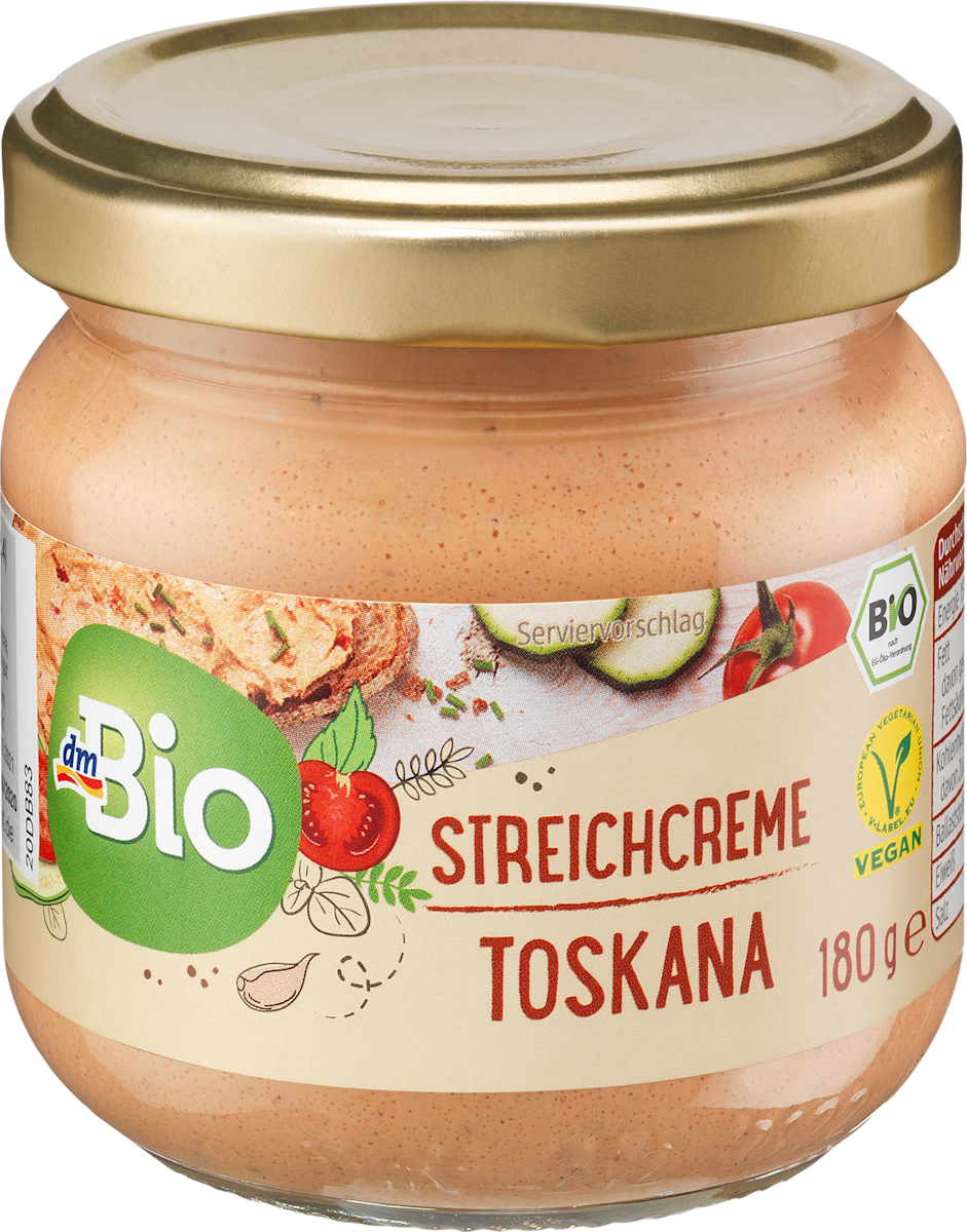 dmBio Pastă tartinabilă Toscana ECO, 180 g | dm.ro