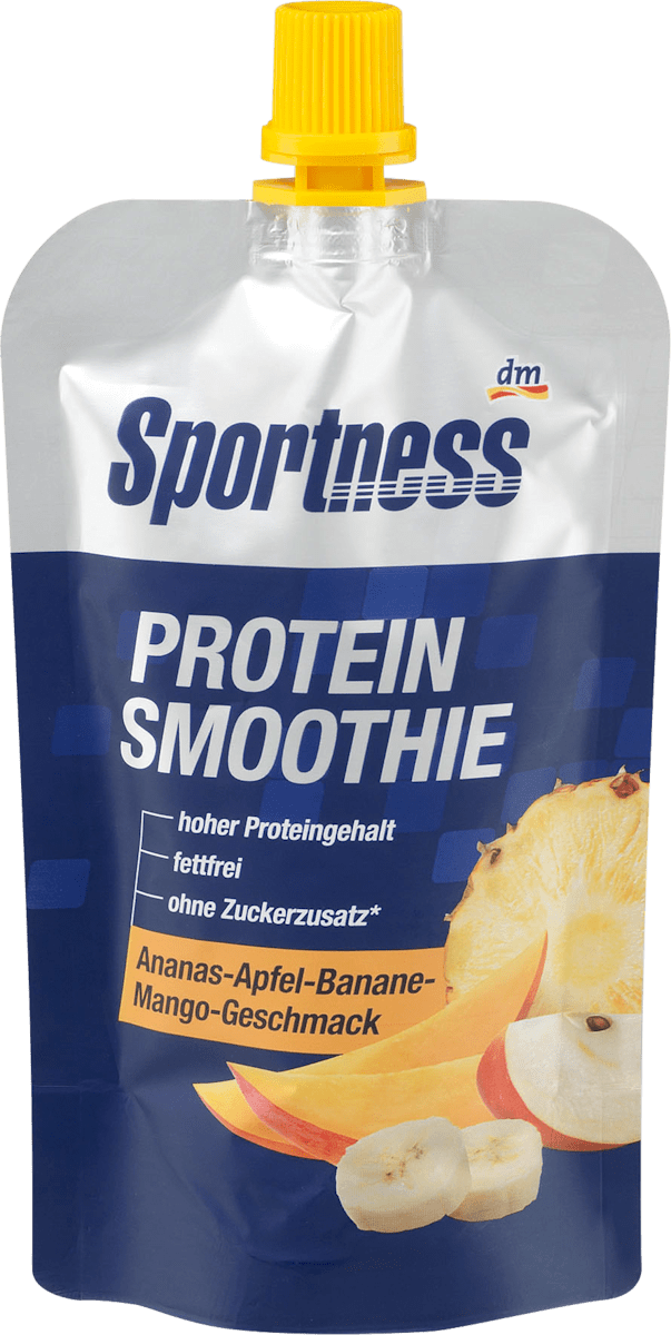 Sportness Protein Smoothie Ananas-Apfel-Banane-Mango, 90 g | dm.at