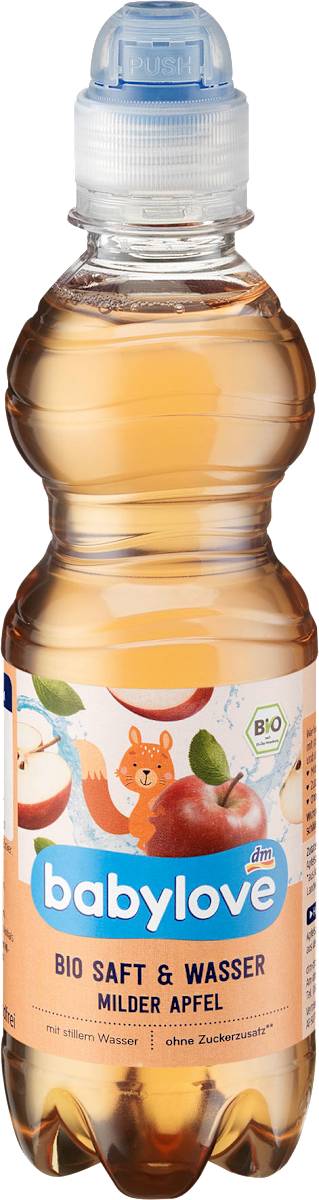 babylove Saft Bio Milder Apfel mit Wasser, 330 ml | dm.at