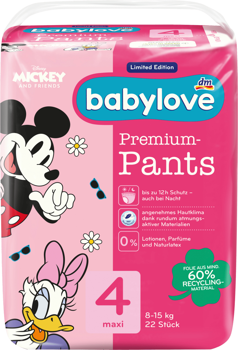 babylove Pants Premium Gr. 4, Maxi, 8-15 kg, 22 St dauerhaft günstig ...
