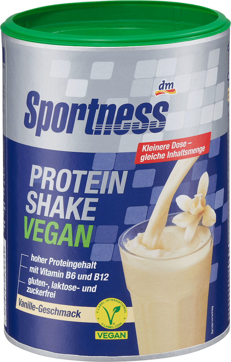 Sportness Proteinpulver, Protein Shake Vegan, Vanille Geschmack, 300 g ...