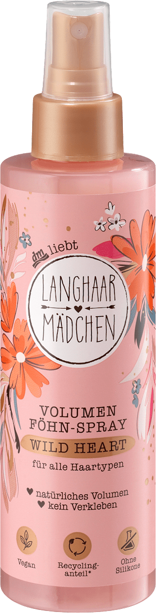 Langhaarmädchen Volumen Föhn-Spray Wild Heart, 200 ml | dm.at