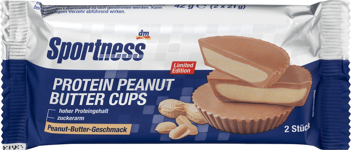 Sportness Proteínové košíčky s mliečnou bielkovinou a arašidovou ...