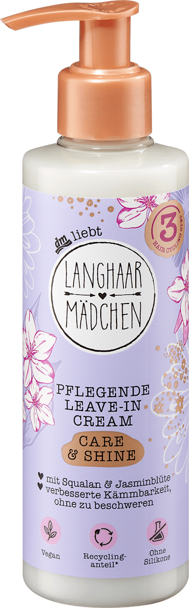 Langhaarmädchen Leave-In Cream Care & Shine, 200 ml dauerhaft günstig ...