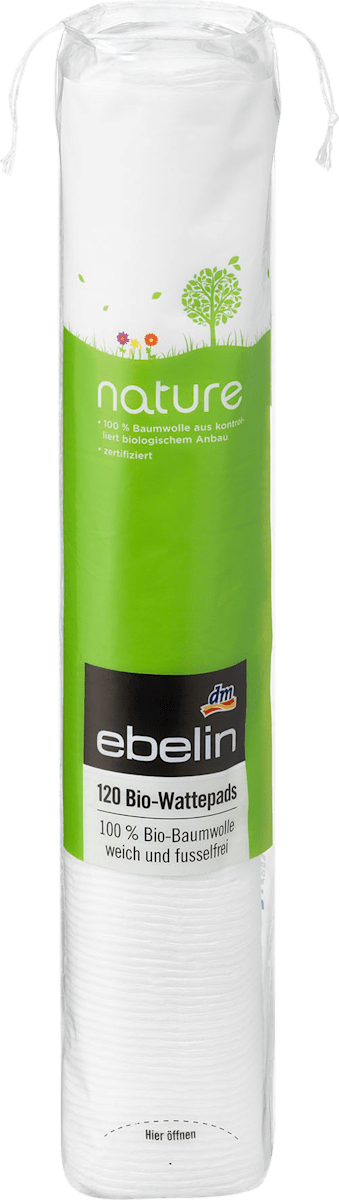 ebelin Bio-Wattepads, 120 St dauerhaft günstig online kaufen | dm.de