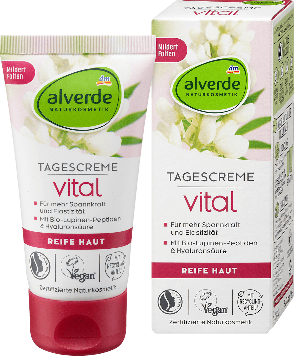 alverde vital Crema giorno con peptidi di lupini bio, 50 ml Acquista ...