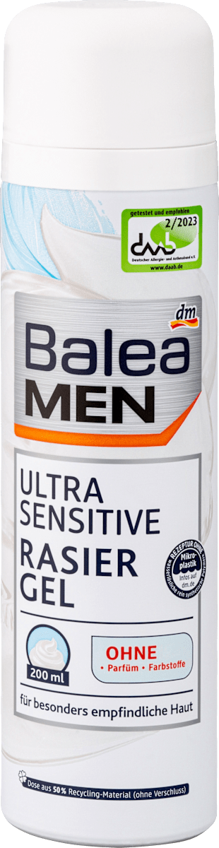 Balea MEN Ultra Sensitive gel za brijanje, 200 ml | dm.rs