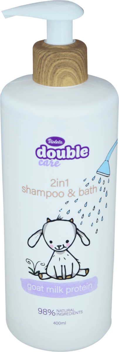 Violeta double care baby šampon i kupka s kozjim mlijekom, 400 ml | dm.hr