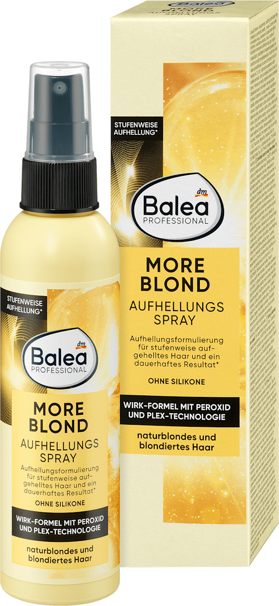 Balea Professional Aufhellungsspray More Blond, 150 ml dauerhaft ...