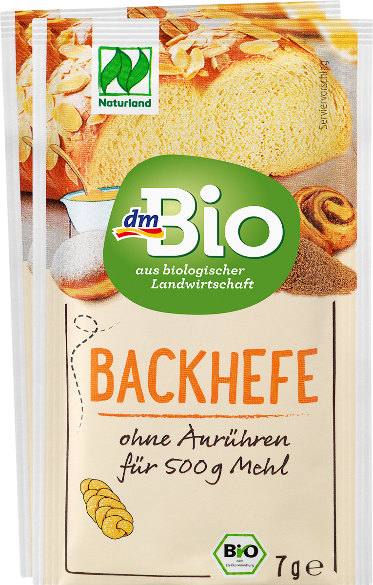 dmBio Backhefe 2er Pack, 14 g dauerhaft günstig online kaufen | dm.de