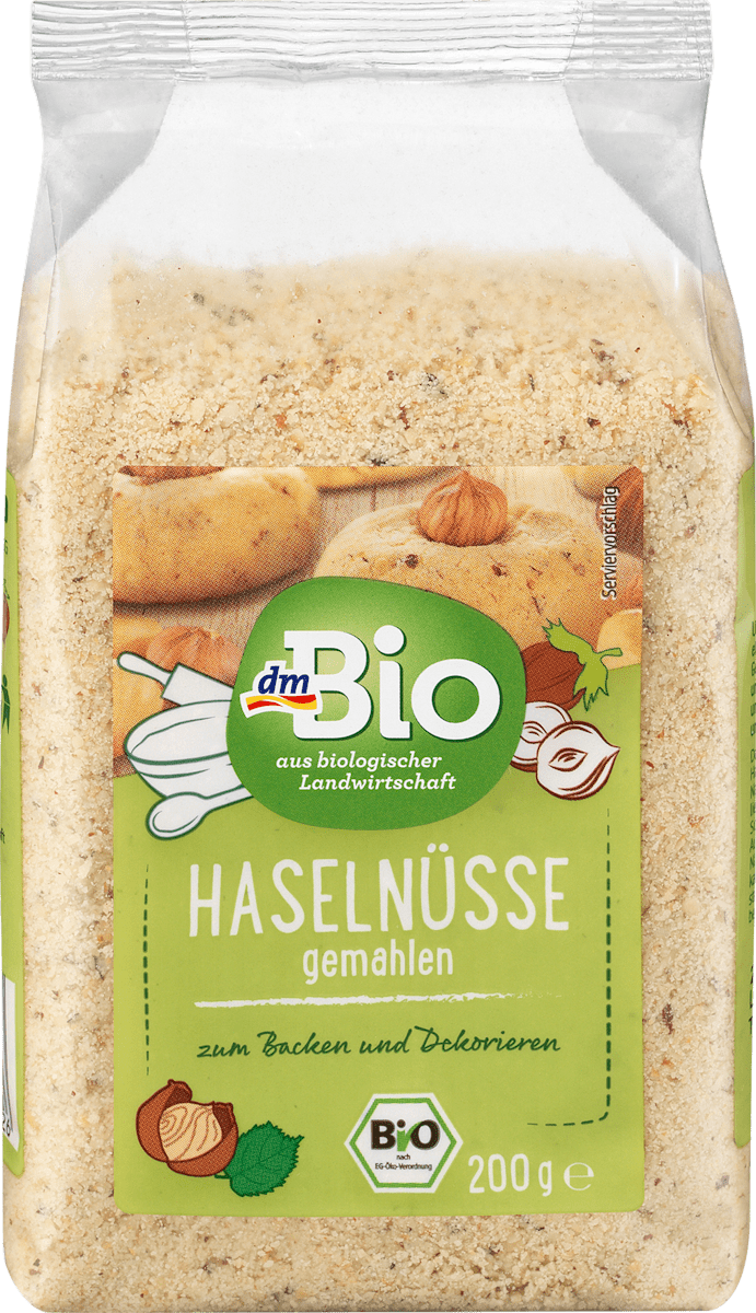 dmBio Lieskové orechy mleté, 200 g trvalo výhodne nakupovať online ...