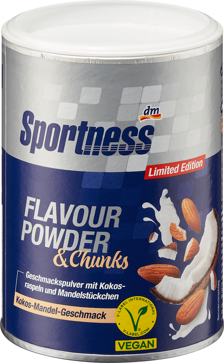 Sportness Flavour Powder & Chunks, Kokos-Mandel Geschmack, 170 g ...