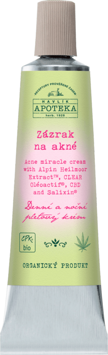 HAVLÍK APOTEKA denní a noční pleťový krém Zázrak na akné, 30 ml | dm.cz