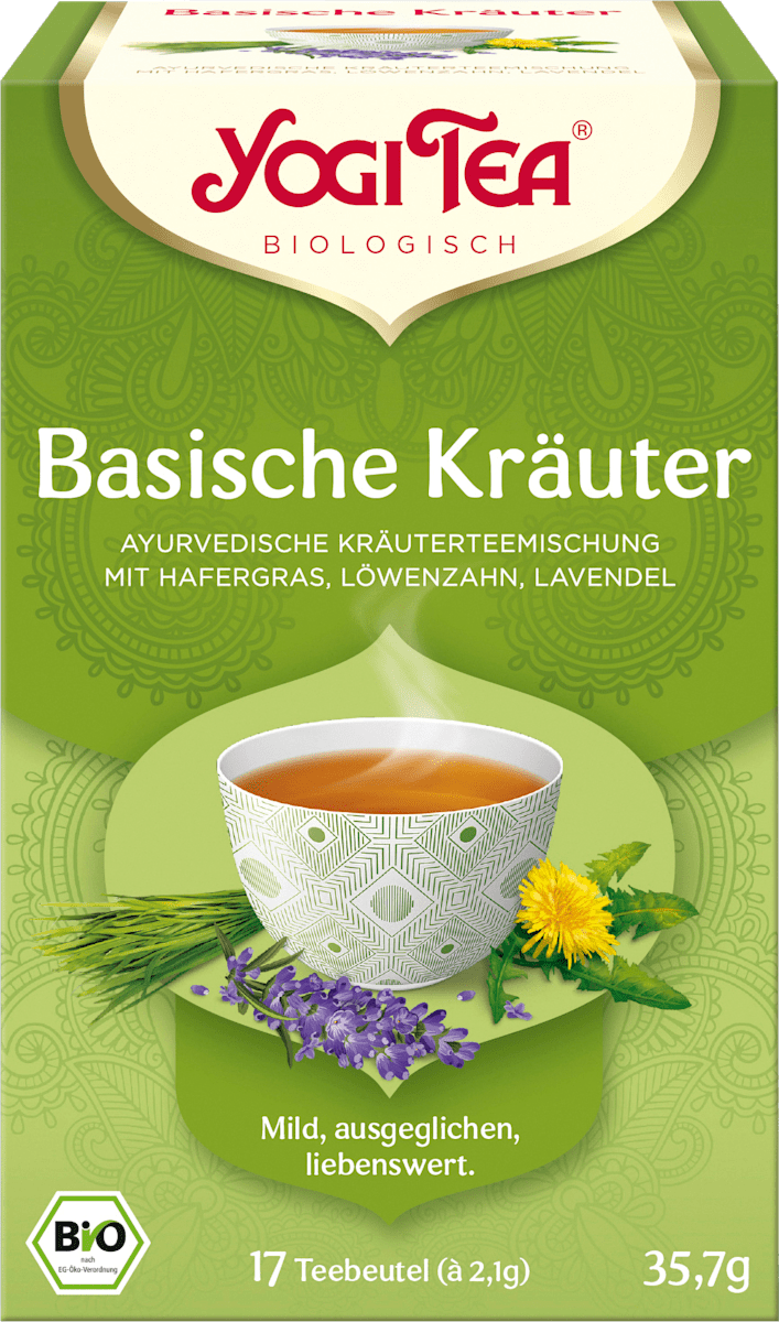YOGI TEA Kräutertee Bio Basische Kräuter, 35,7 g | dm.at