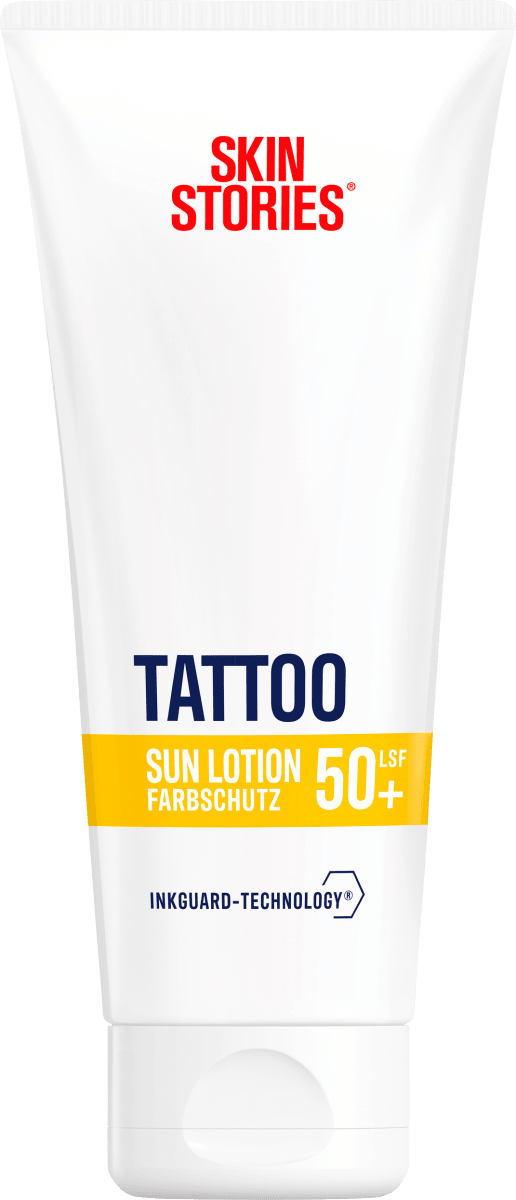 Skin Stories Tattoo Pflege Sonnenmilch LSF 50+, 100 ml dauerhaft ...