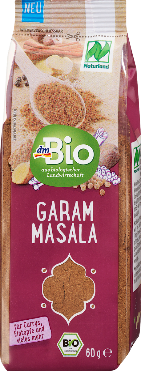 dmBio bio směs koření Garam Masala, 60 g Nakoupit výhodně online | dm.cz