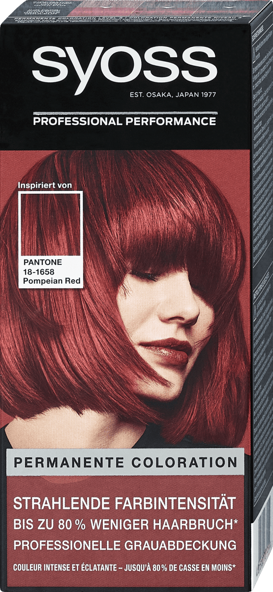 Syoss Permanente Coloration - Nr. 18-1658 Pompeian Red, 1 St | dm.at