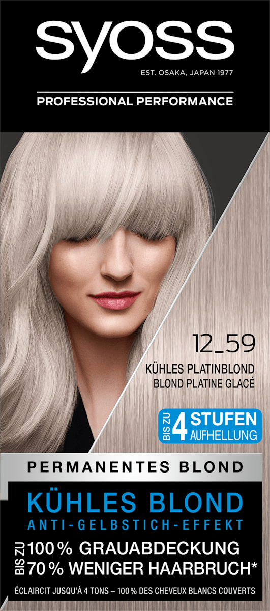 Syoss Aufheller Cool Blonds - Nr. 12-59 Kühles Platinblond, 1 St | dm.at