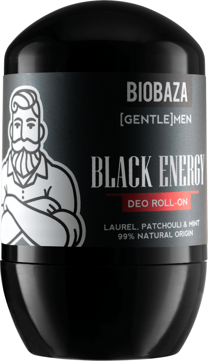 Biobaza MEN BLACK ENERGY deo roll-on, 50 ml | dm.rs