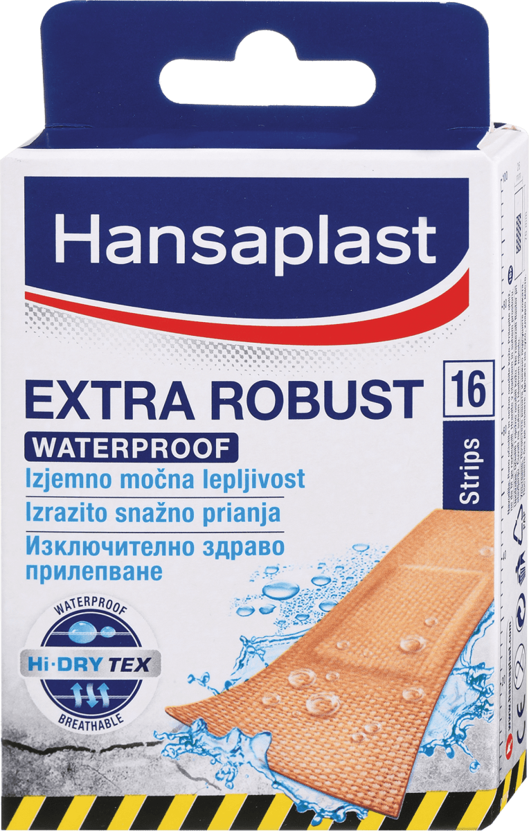 Hansaplast Vízálló sebtapasz, 16 db Vásároljon tartósan kedvező áron ...