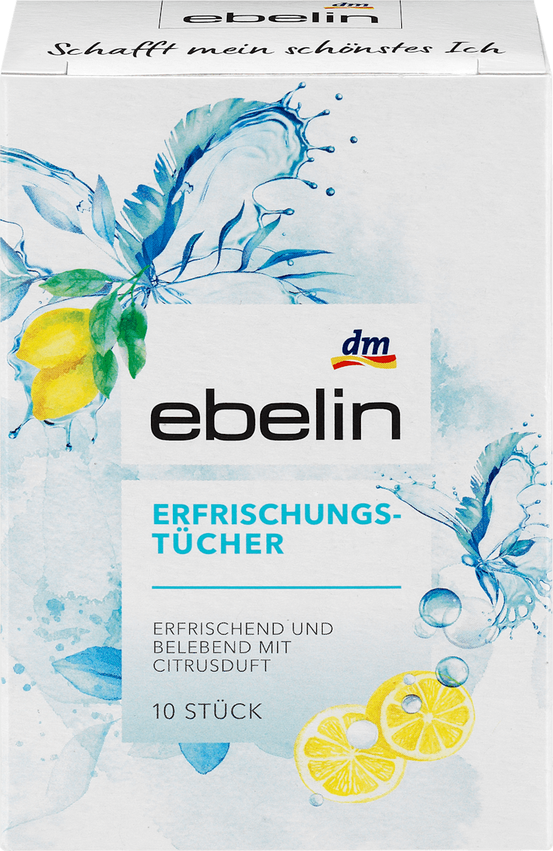 ebelin Erfrischungstücher Citrusduft, 10 St dauerhaft günstig online kaufen | dm.de