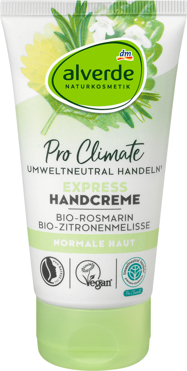 alverde NATURKOSMETIK EXPRESS krema za ruke - organski ruzmarin i limunova trava, 75 ml uvek ...