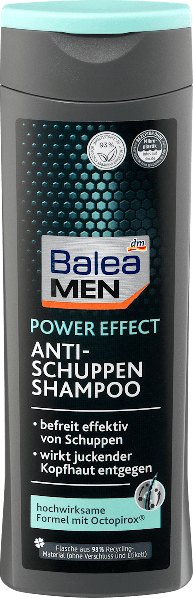 Balea MEN POWER EFFECT šampon protiv peruti, 250 ml | dm.rs