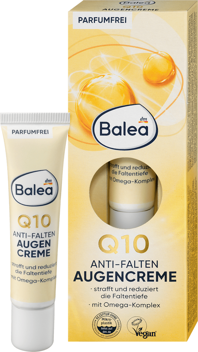 Balea Q10 Anti-falten krema za područje oko očiju, 15 ml | dm-drogeriemarkt.ba