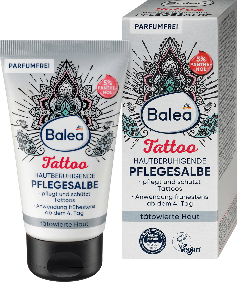 Balea Cremă pentru ingrijire tatuaje, 50 ml | dm.ro