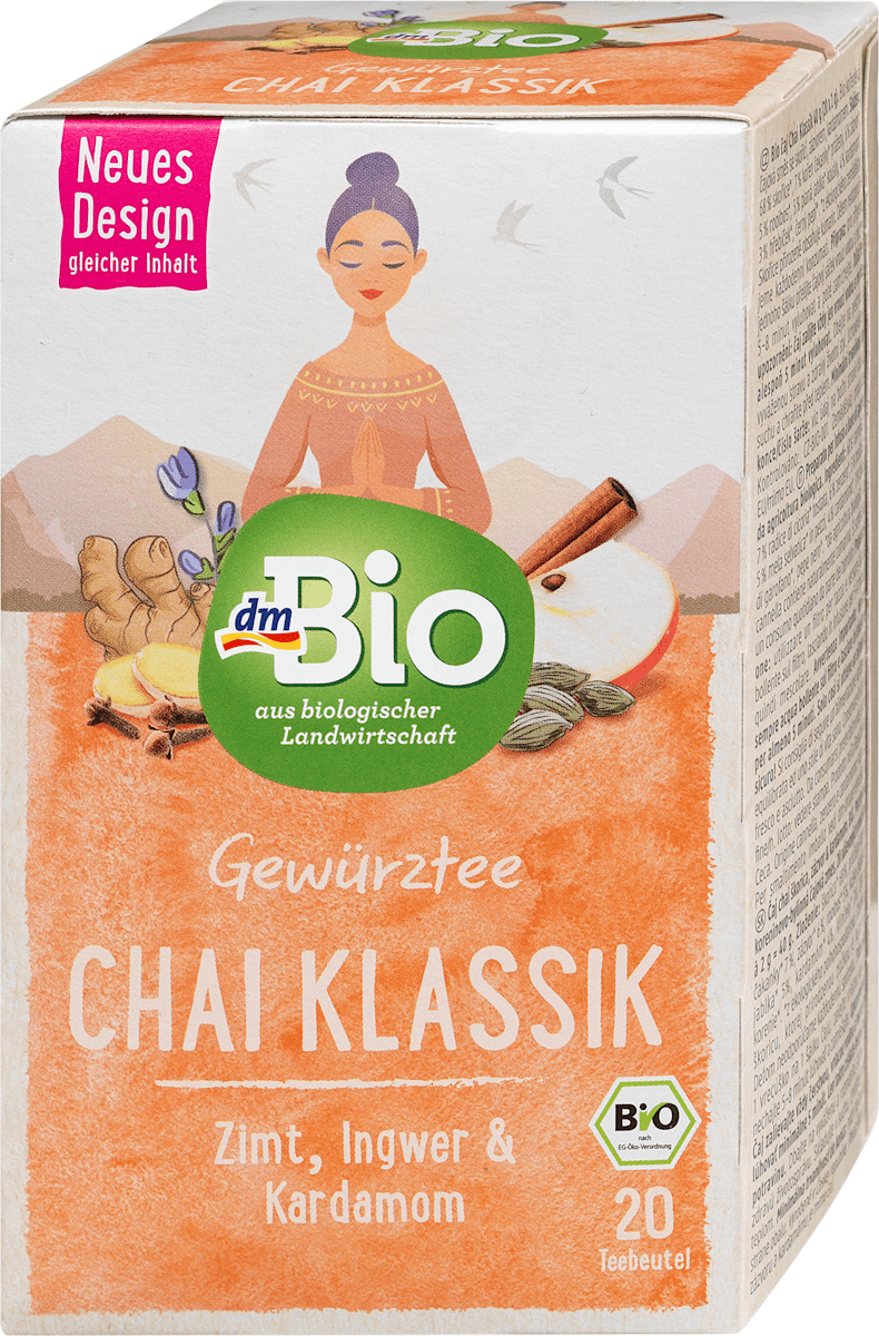 dmBio Čaj Chai klasik, 20 filter-vrećica, 40 g | dm.hr