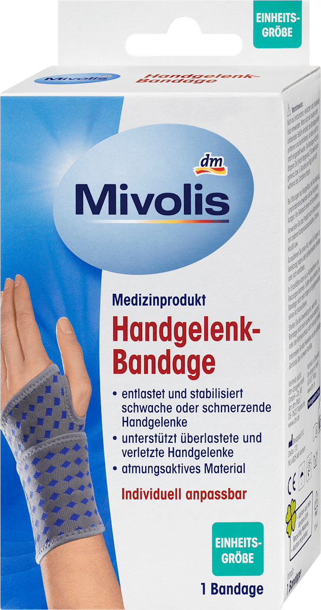 Mivolis Handgelenk-Bandage, 1 St dauerhaft günstig online kaufen | dm.de