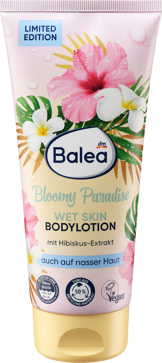 Balea Bodylotion Wet Skin Bloomy Paradise, 200 ml | dm.at