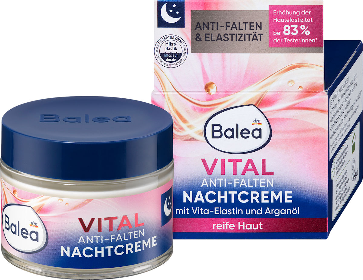 Balea Crema notte antirughe Vital, 50 ml Acquista online a prezzi ...