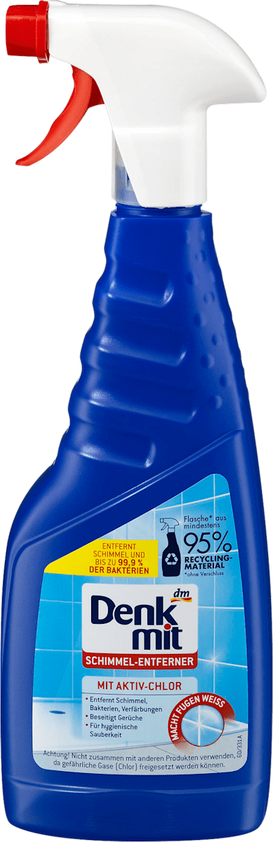 Denkmit Schimmelentferner mit Aktiv-Chlor, 750 ml dauerhaft günstig ...