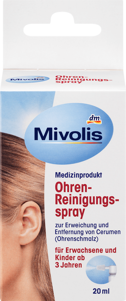Mivolis Pršilo za ušesno higieno, 20 ml | dm.si