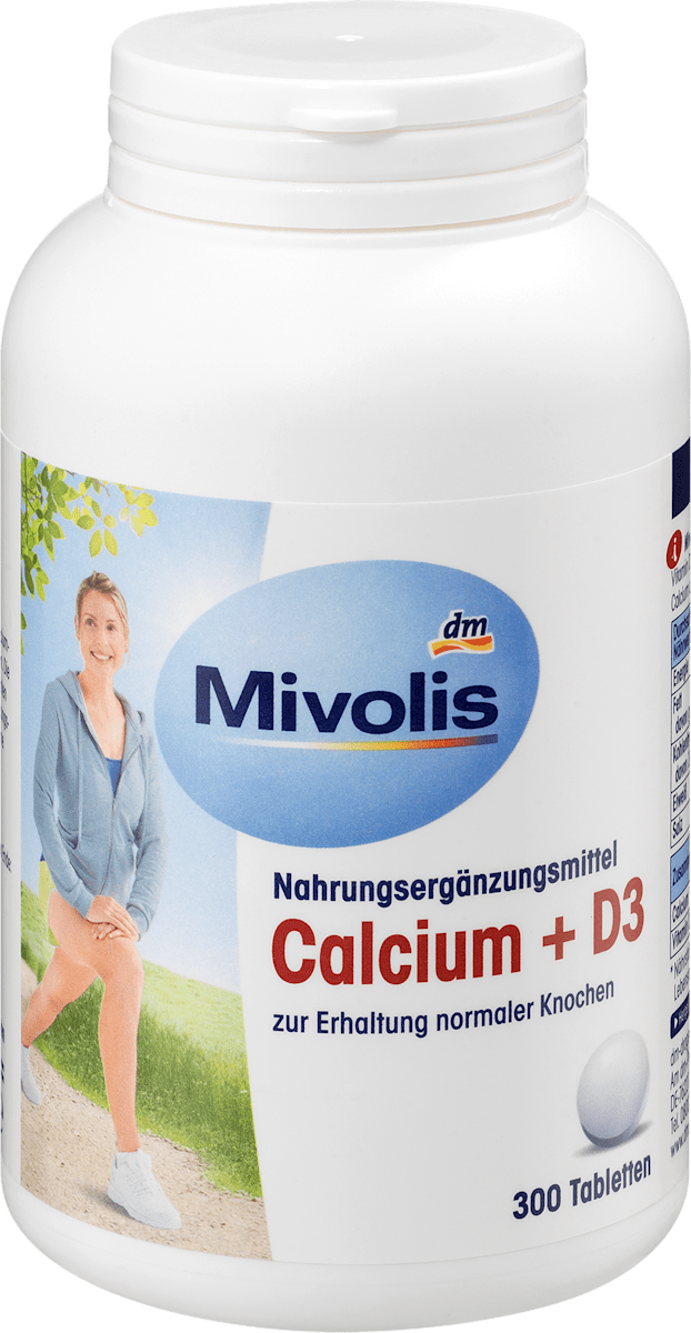 Mivolis Calcium + D3 Tabletten, 300 St., 270 g dauerhaft günstig online ...