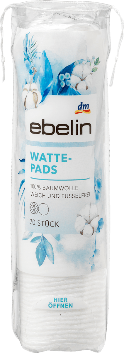 ebelin Wattepads, 70 St dauerhaft günstig online kaufen | dm.de