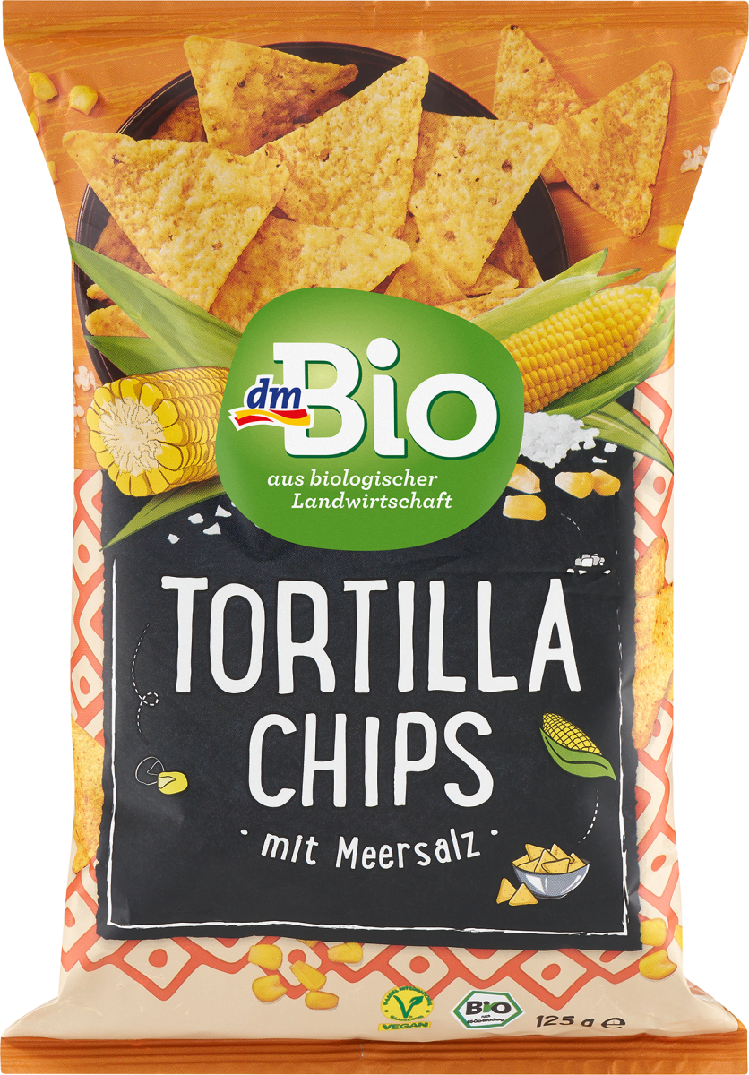 dmBio Tortilla Chips mit Meersalz, 125 g dauerhaft günstig online ...