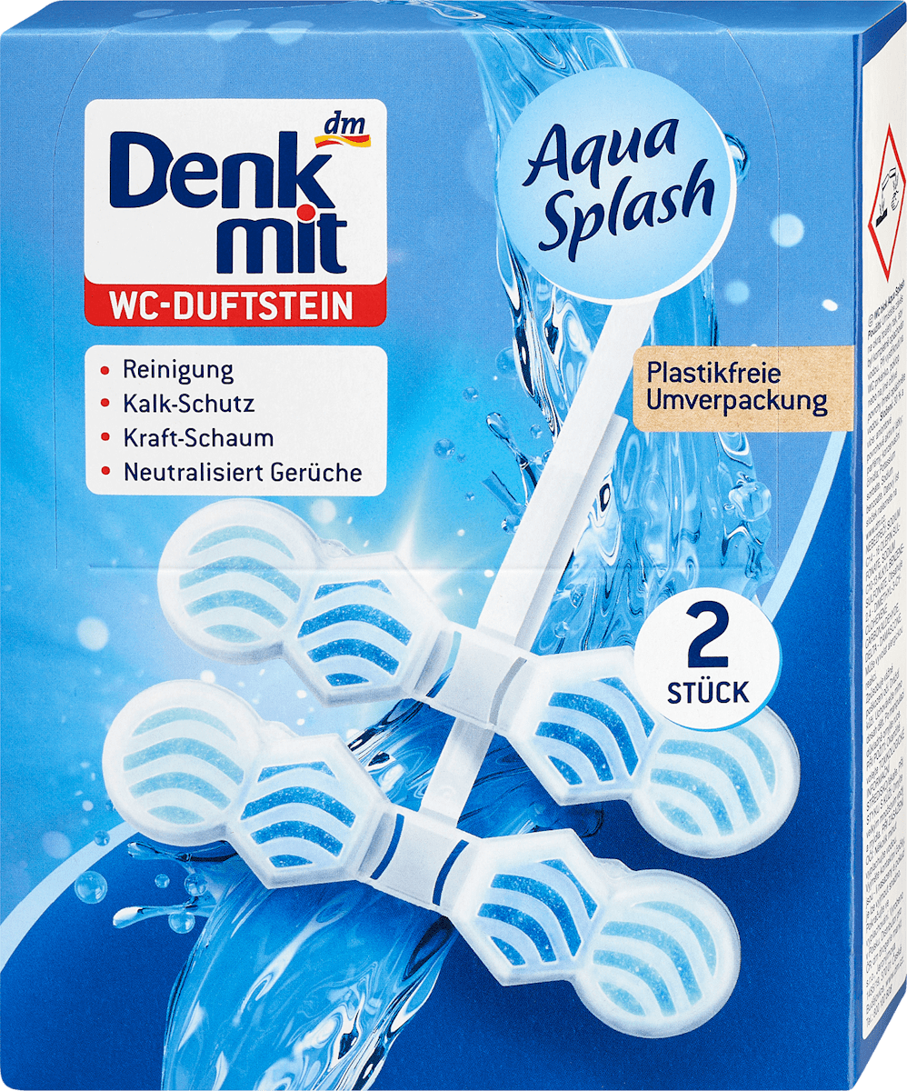 Denkmit WC-Duftstein Aqua Splash, 2 St dauerhaft günstig online kaufen ...