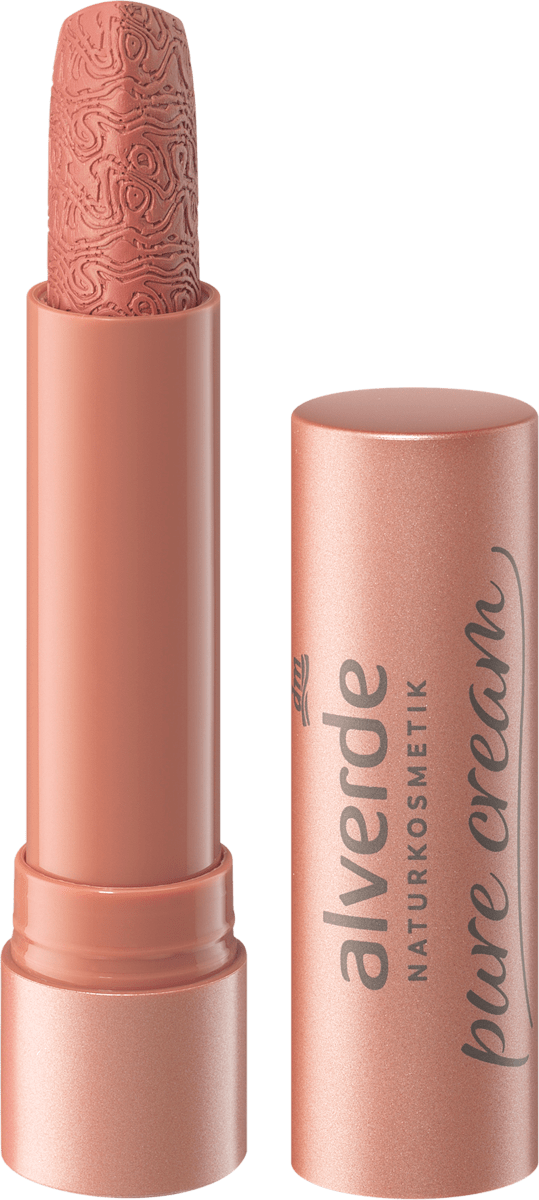 alverde NATURKOSMETIK Lippenstift Pure Cream 10 Soft Smile, 3,8 g ...
