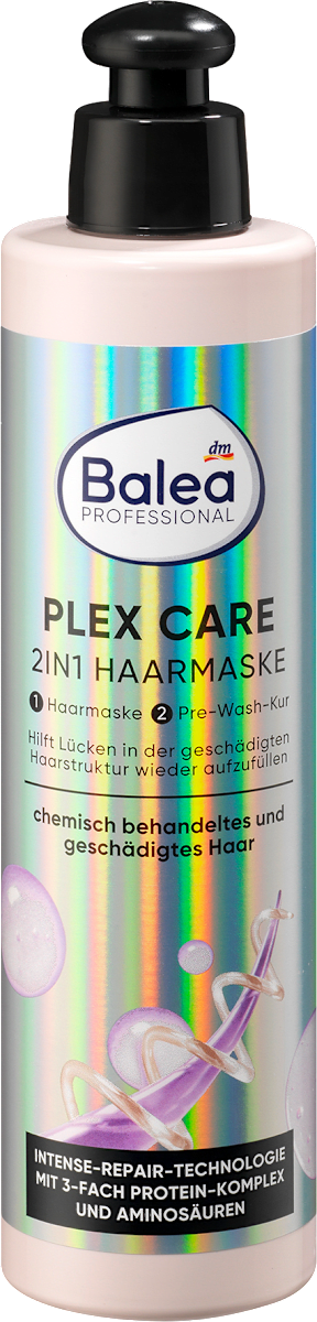 Balea Professional maska na vlasy PLEX CARE 2 v 1, 250 ml | dm.cz