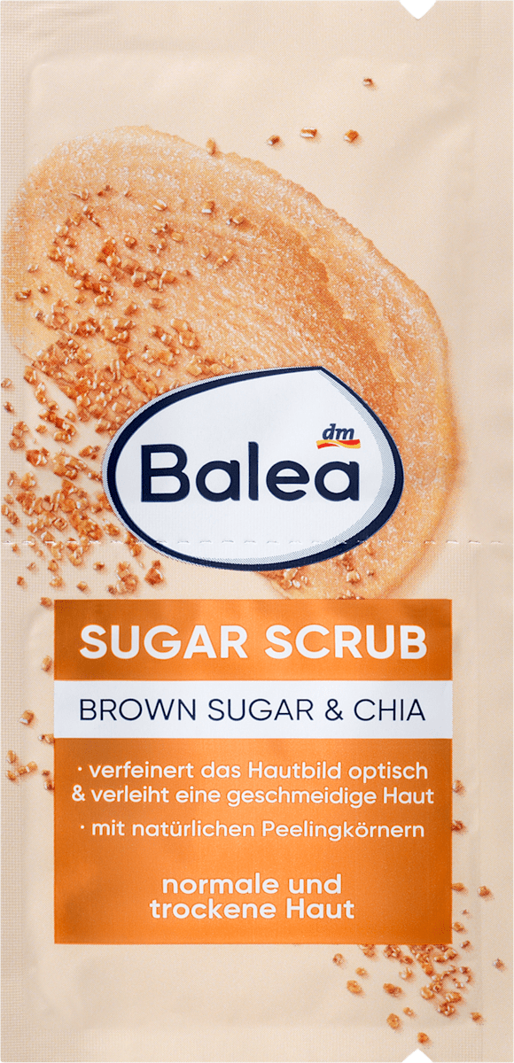Balea Peeling Brown Sugar Scrub, 16 ml | dm.at