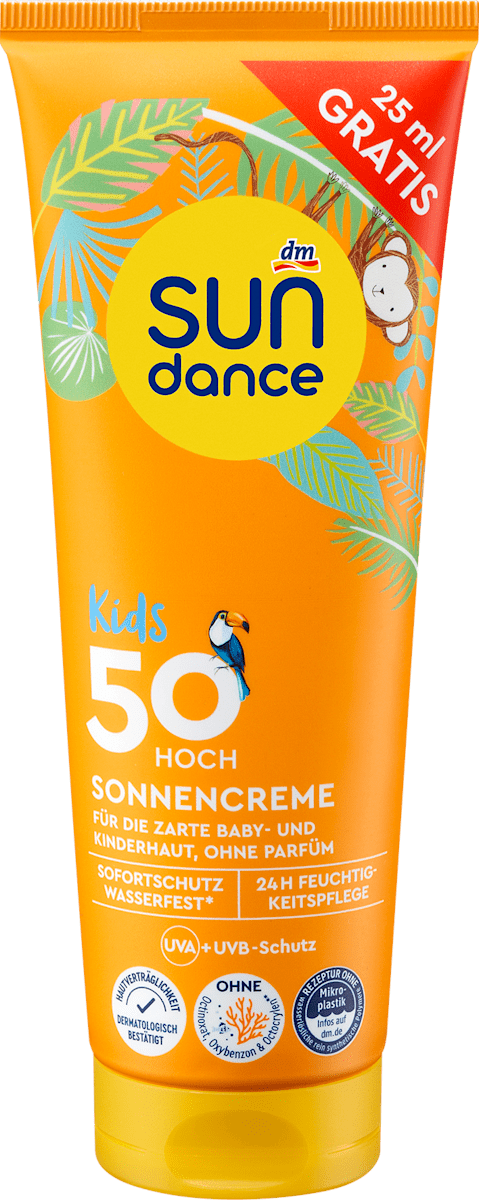 SUNDANCE Kids Sonnencreme LSF 50 Überfüller, 125 ml dauerhaft günstig ...