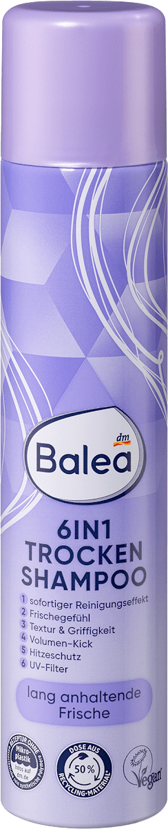 Balea Šampon za suho pranje kose 6u1, 200 ml | dm-drogeriemarkt.ba