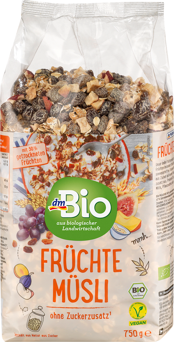 dmBio Musli voćni, 750 g | dm.rs